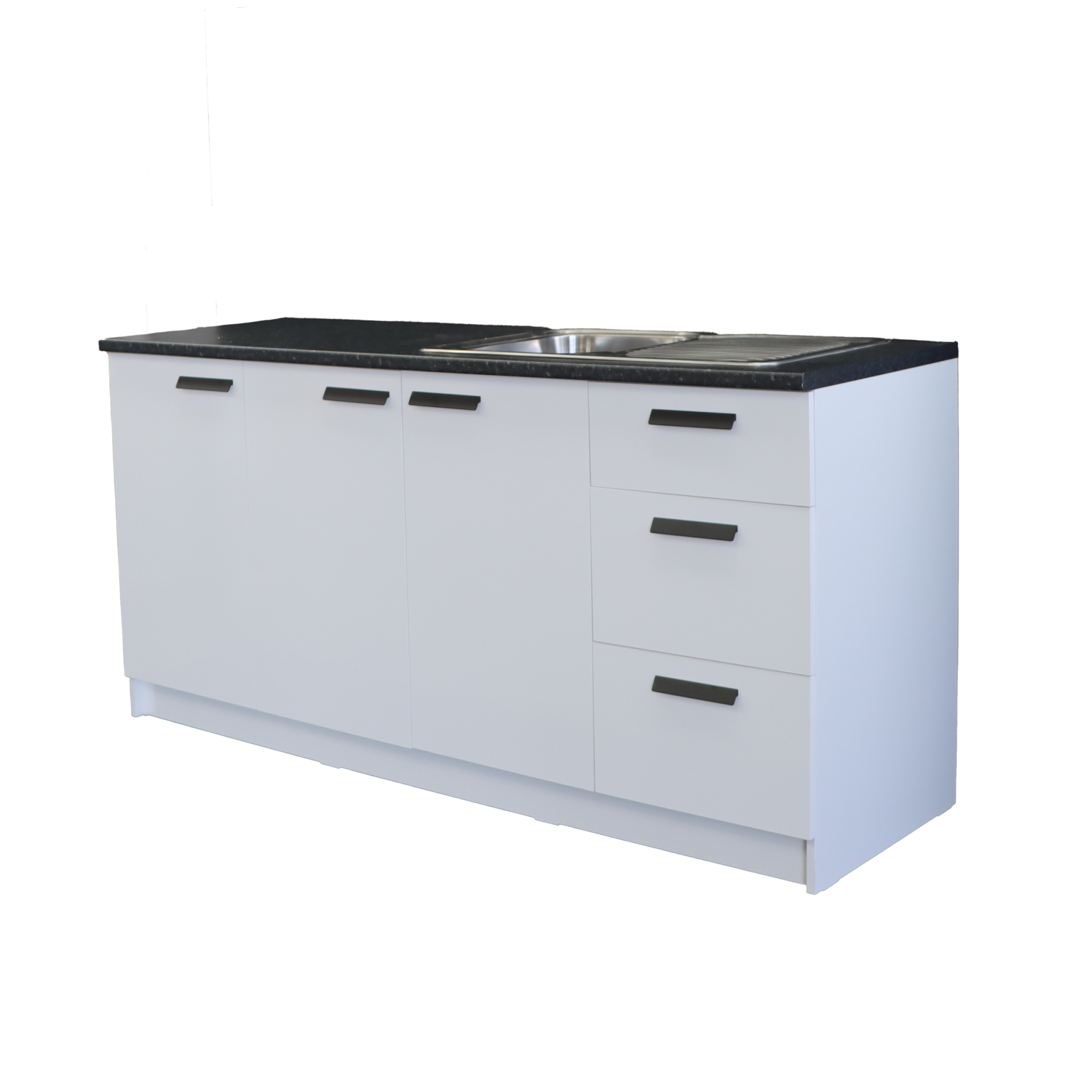 Kitchenette Unit 1800mm with Laminate Benchtop & Sink - Kiwi Cabinets ...