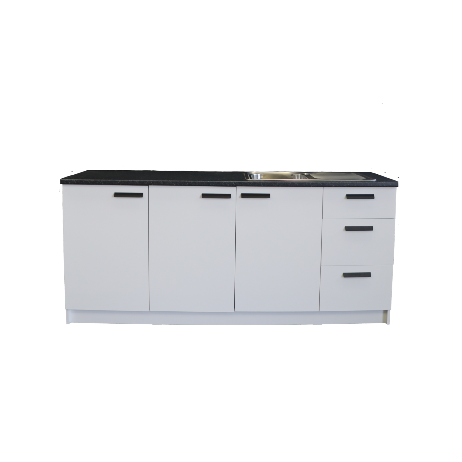 Kitchenette Unit 2000mm with Laminate Benchtop & Sink - Kiwi Cabinets ...